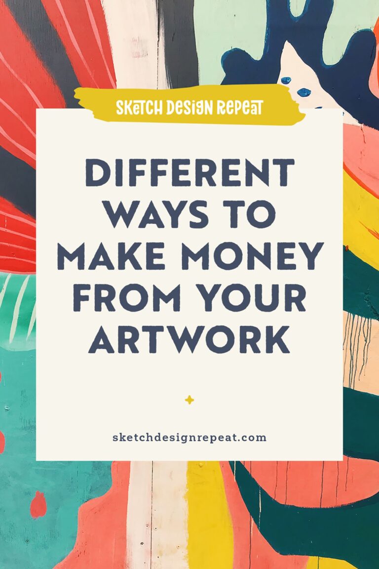 Making Money from Your Surface Design Portfolio - Sketch Design Repeat