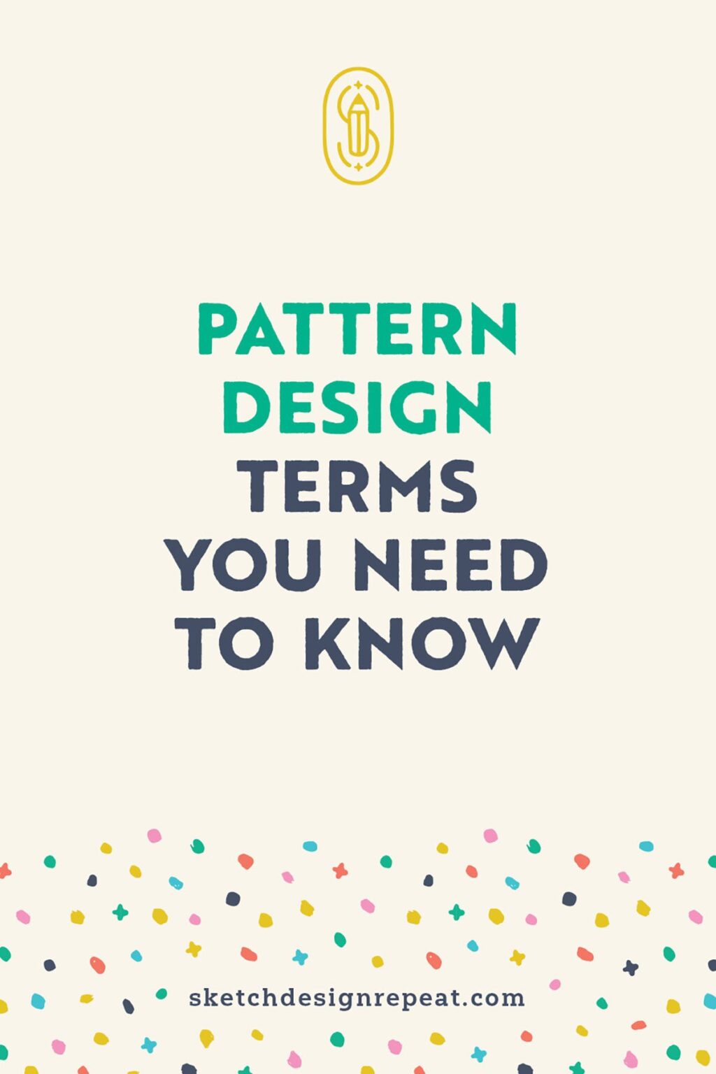 Common Surface Pattern Design Terms Explained - Sketch Design Repeat