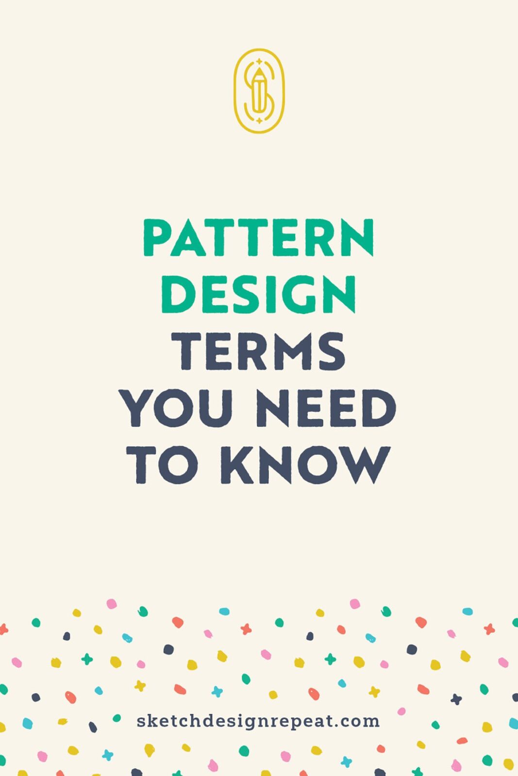 Common Surface Pattern Design Terms Explained - Sketch Design Repeat