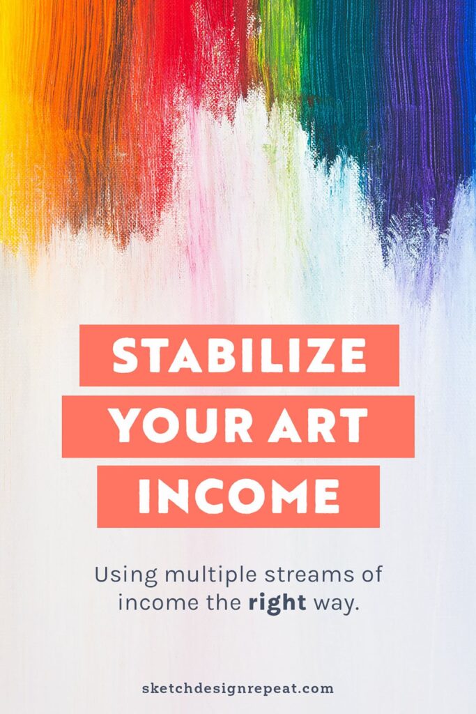 Streams of Income & How Artists Get it Wrong - Sketch Design Repeat