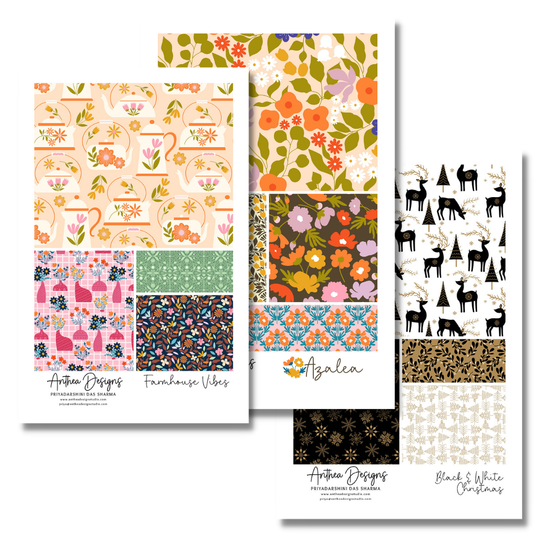 Building a Surface Design Collection from Start to Finish - Sketch Design Repeat