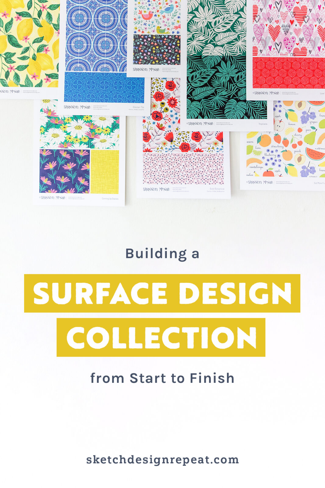 Building a Surface Design Collection from Start to Finish - Sketch ...
