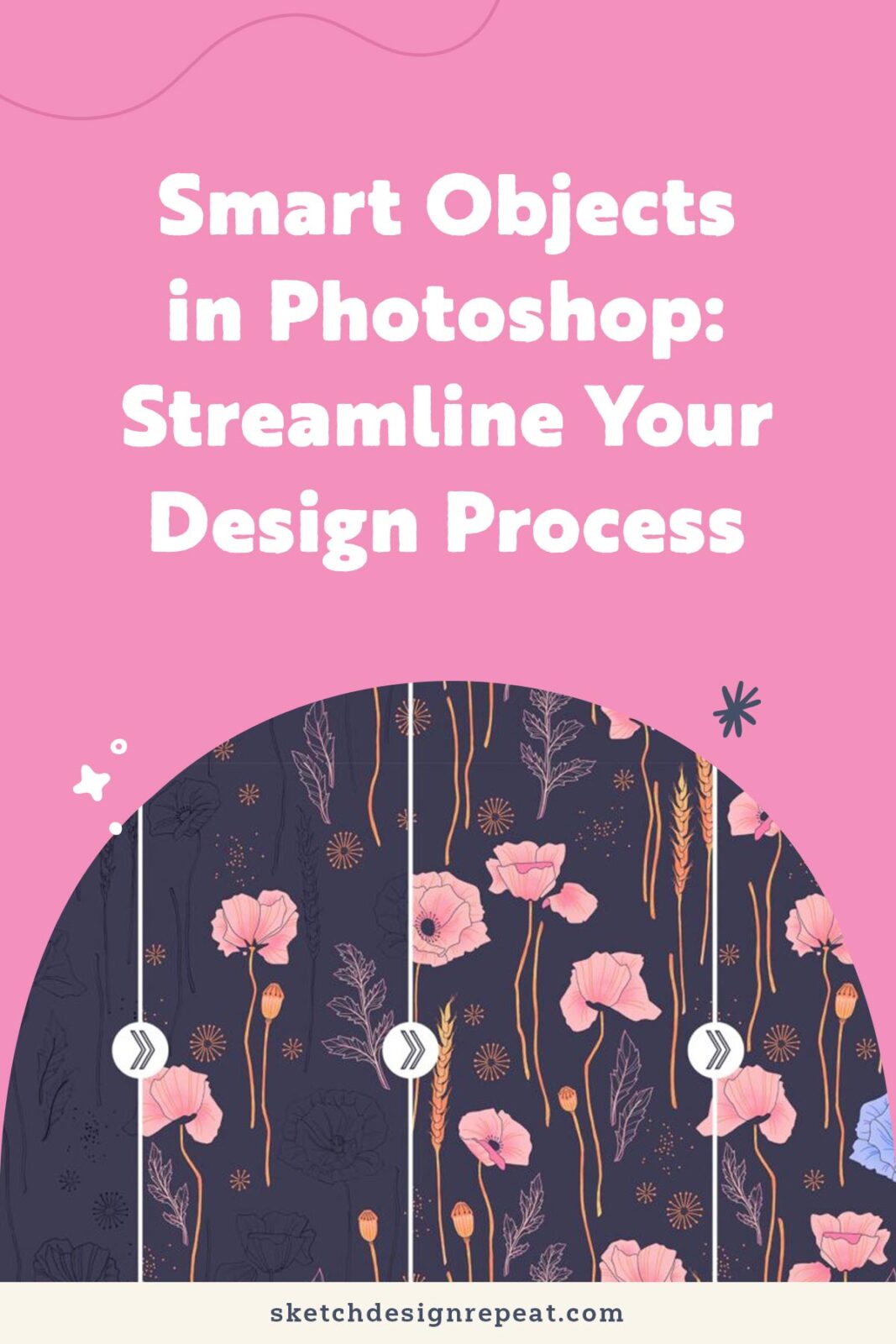 Smart Objects in Photoshop: Streamline Your Surface Design Process - Sketch Design Repeat
