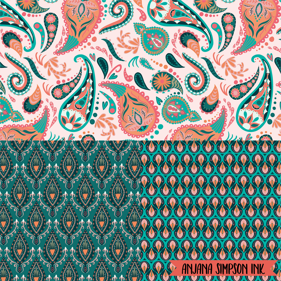 Surface Designer Spotlight: Anjana Simpson - Sketch Design Repeat