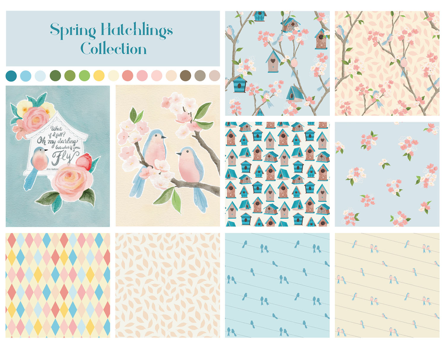 How to Expand an Illustration into a Mini Collection - Sketch Design Repeat