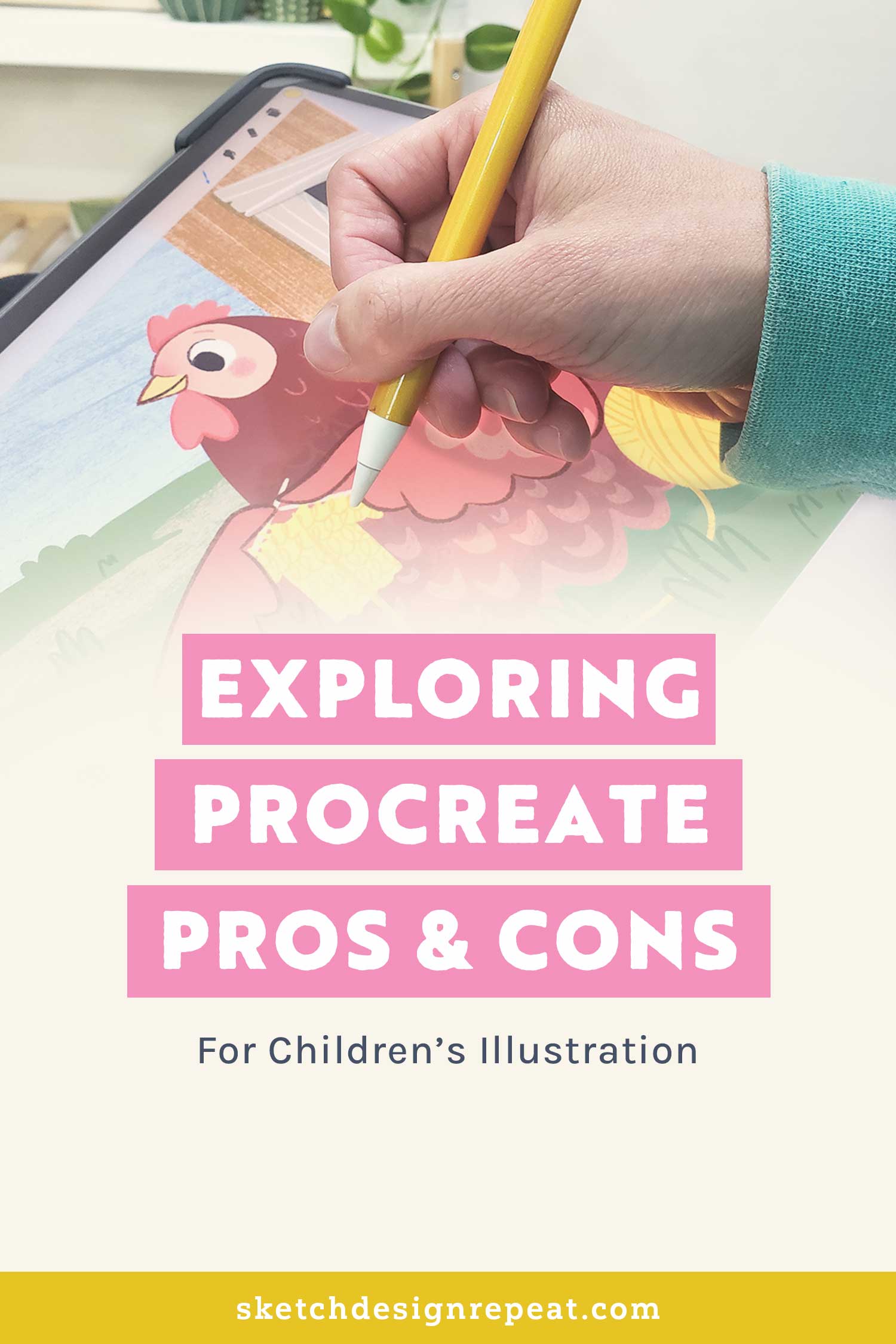 The Pros & Cons of Procreate as a Children's Illustrator - Sketch Design Repeat
