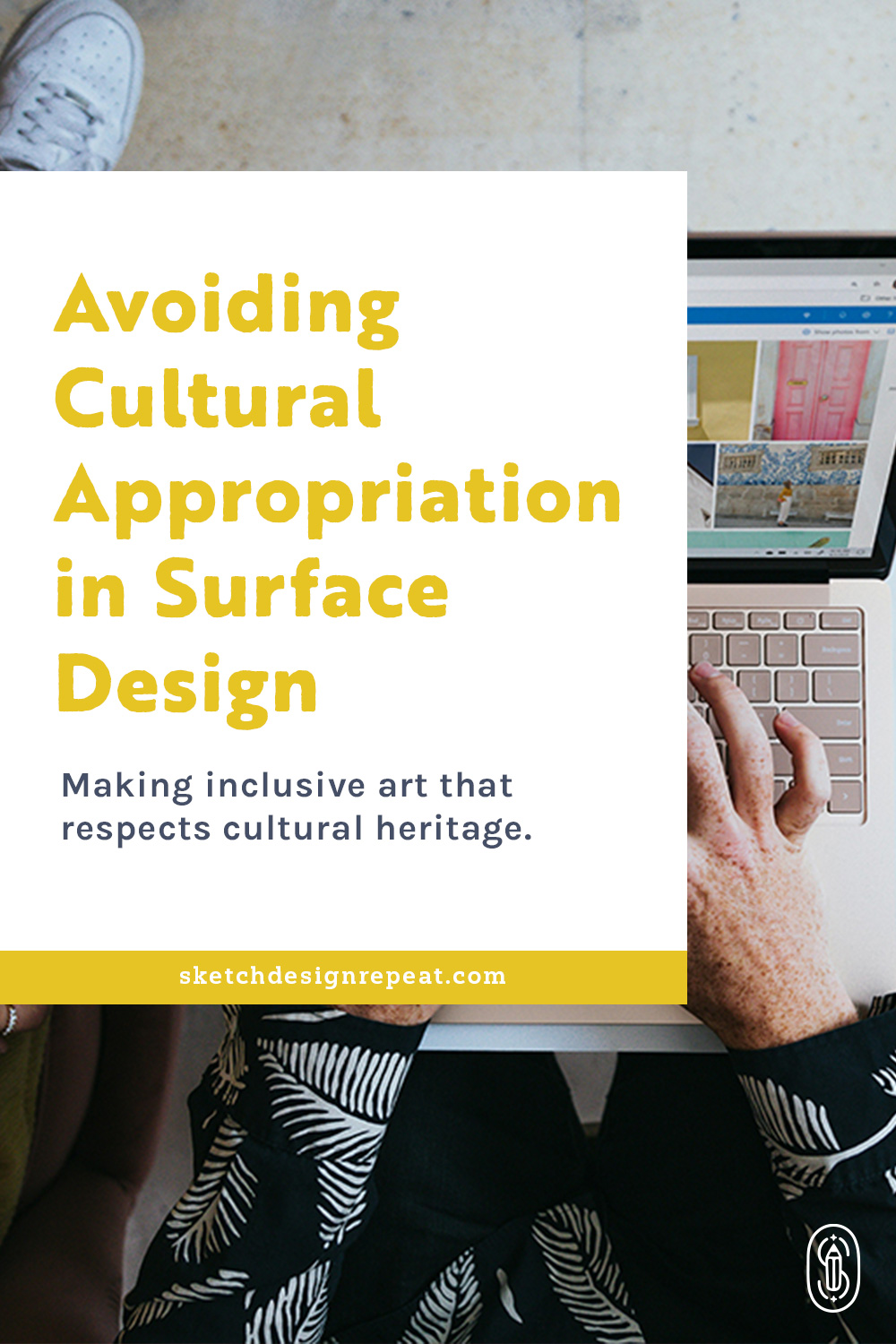 Avoiding Cultural Appropriation in Surface Pattern Design - Sketch Design Repeat