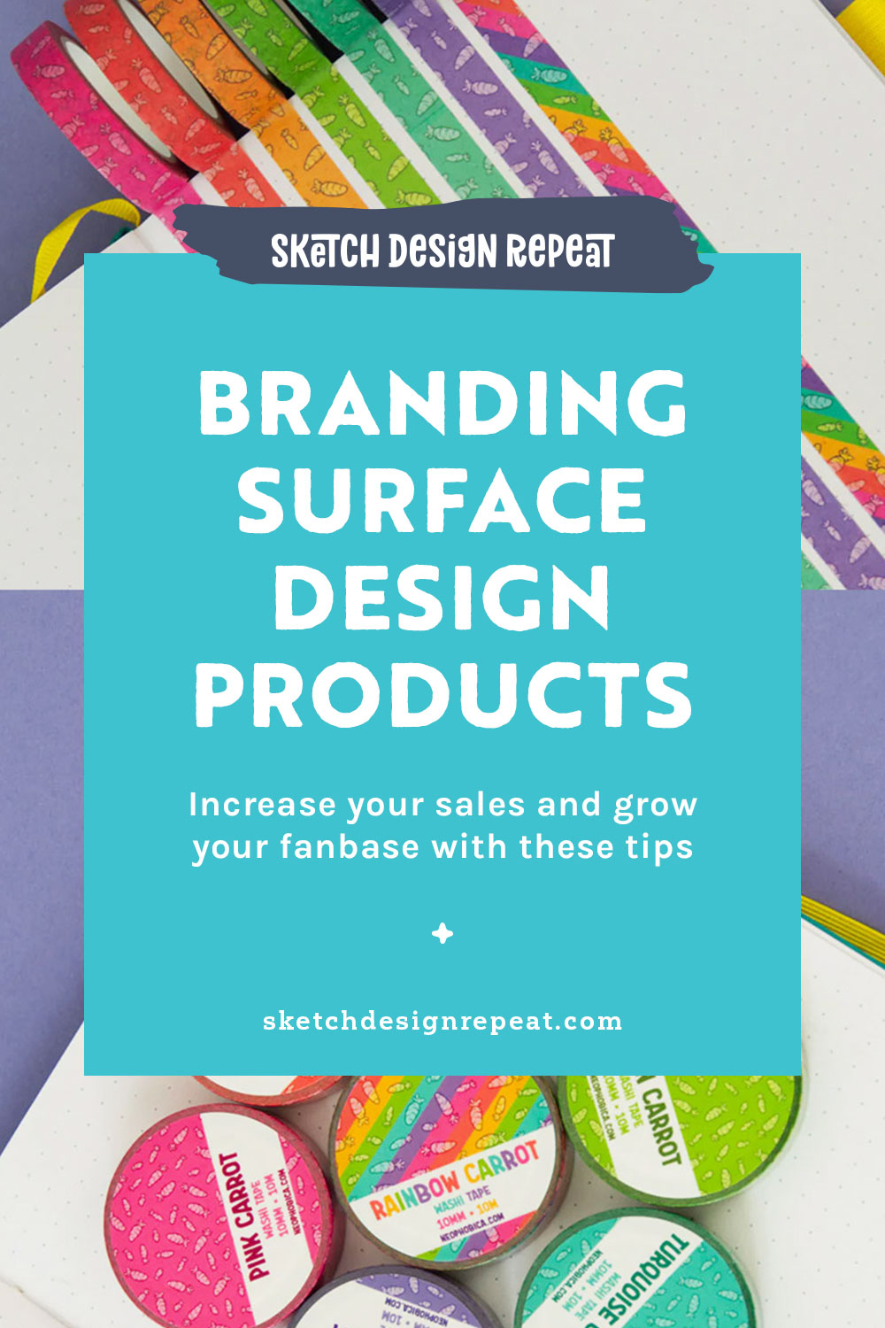 Product Design Branding for Surface Designers - Sketch Design Repeat